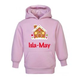 Personalised Christmas Gingerbread House Any Name Printed Kids Children ...