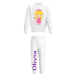 Personalised Princess Any Name Printed Kids Children's Tracksuit £26.99