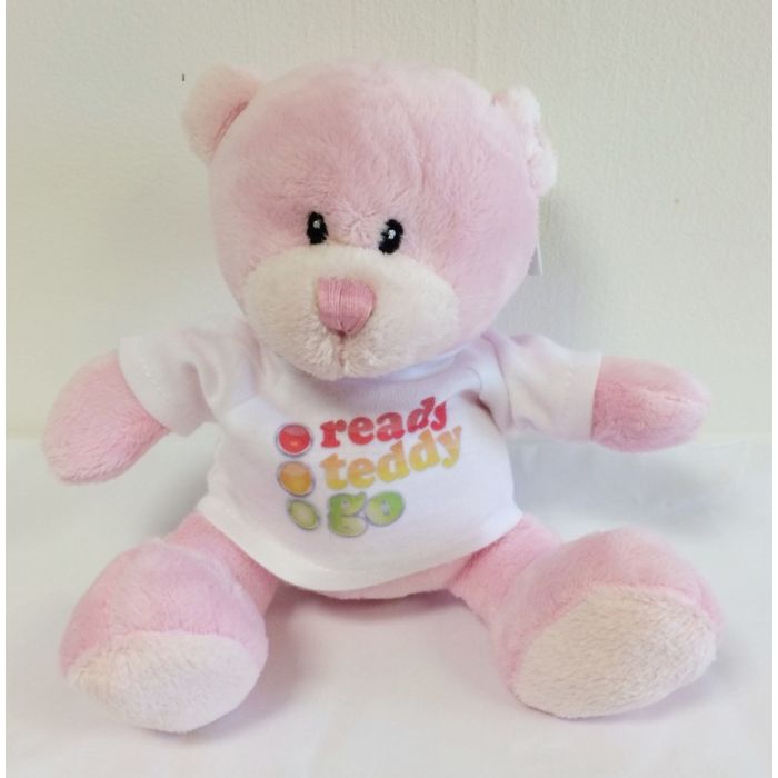 Teddy bear pink and white store